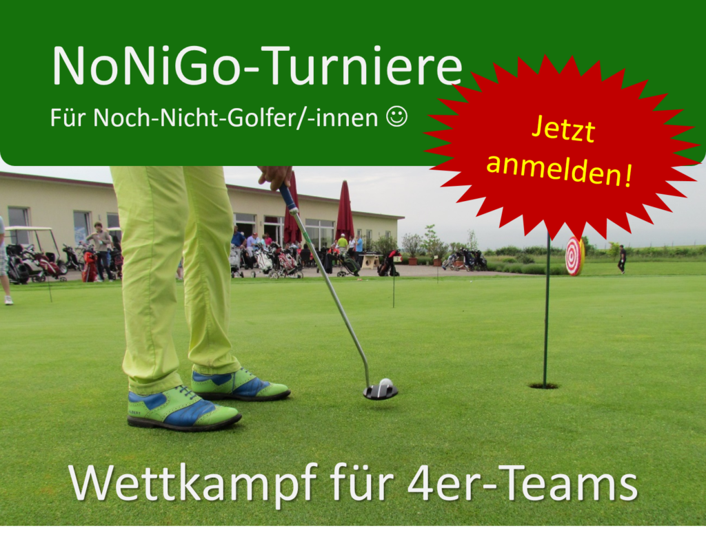 NoNiGo-Turniere für noch-nicht-Golfer/innen - Golfclub Kitzingen